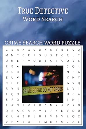 True Detective Word Search: A Crime Themed Word Find Puzzle for Adults ...