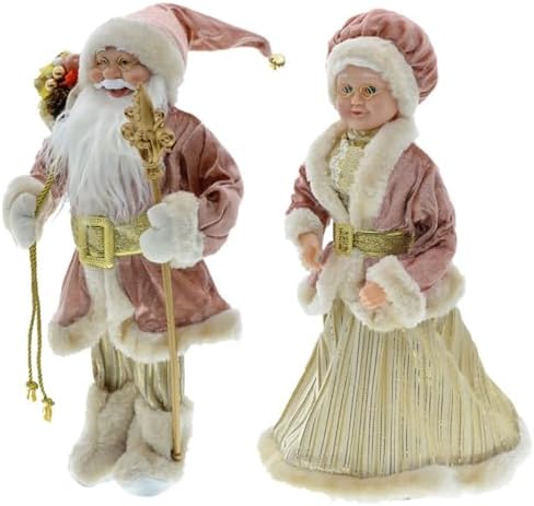 Amazon.com: Santa's Workshop 6517 Mrs Claus Figurine, Set of 2, 15 ...