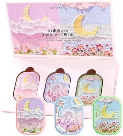 3 Pack Solid Perfume Balm Set, Women Solid Colognes, Portable Pocket ...