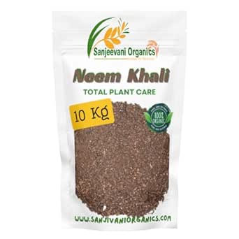 Sanjeevani Organics neem Cake Powder for Plants 5KG - 100% Pure Neem ...