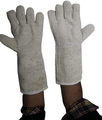 Rahul Professionals Heat Resistant Hand Gloves Full Kevlar Thread ...