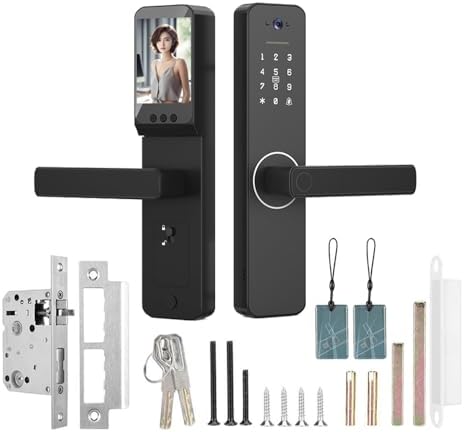 Amazon.com: Smart Lock with 120° Wide-Angle Camera and Smart Doorbell ...