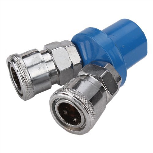 DN 1/4" BSPT 2 Way Pneumatic Self-locking Joint Quick Coupler Socket ...