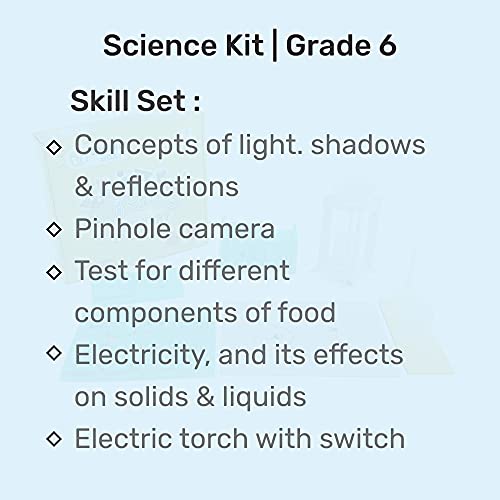 Science Class 6 Kit, Gift for Kids 7-10 Years with 30+ Experiments in ...
