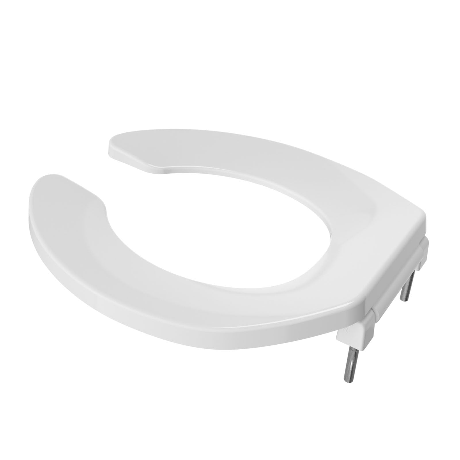 Commercial Heavy Duty Open Front Toilet Seat without Cover, Never ...