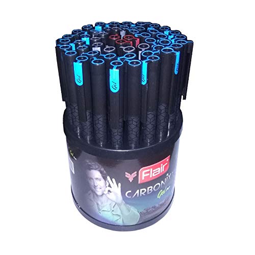 FLAIR Carbonix Gel Point Pen Pack Of 50 Multicolour Amazon in FLAIR Carbonix Gel Point Pen Pack Of 50 Multicolour Amazon in
