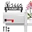 Amazon.com: Personalized Mailbox Last Name Topper Address Sign - Metal ...