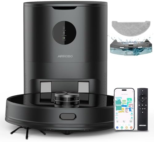 Amazon.com - AIRROBO Robot Vacuum and Mop with Self-Empty Base-Laser ...