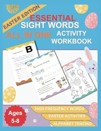 Essential Sight Words for Kids Learning to Write and Read: Easter ...