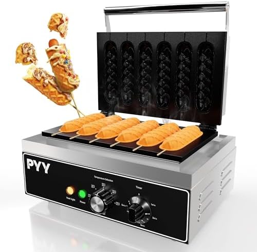 Amazon.com: PYY Corn Dog Maker Machine, Waffle Dog Maker, Waffle Stick ...