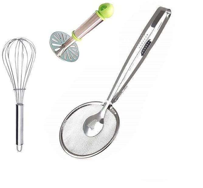 Buy Best Combo Set of 3 pc's Stainless Steel Potato Vegetable Masher ...