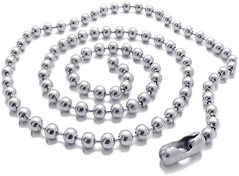 Amazon.com: 30PCS Beaded Chain Connector, Stainless Steel 4.5mm #10 ...
