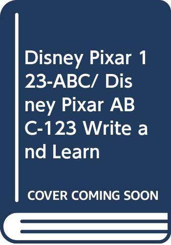 Disney Pixar 123-ABC/ Disney Pixar ABC-123 Write and Learn | Amazon.com.br