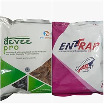VEDANTA AQUA FEEDS AND NEEDS Combo of Pro & ENTRAP 500gm (2) : Amazon ...