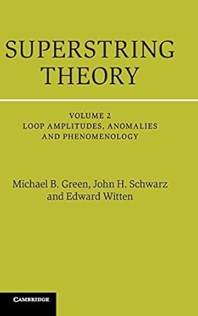 Amazon.in: Buy Superstring Theory: Loop Amplitudes, Anomalies and ...