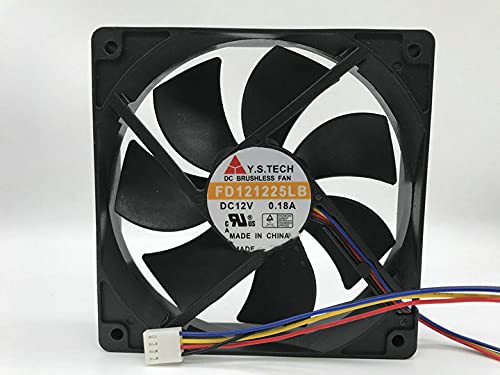Amazon.com: DC12V Y.S.TECH 12025 FD121225LB 0.18A 12025MM Chassis ...