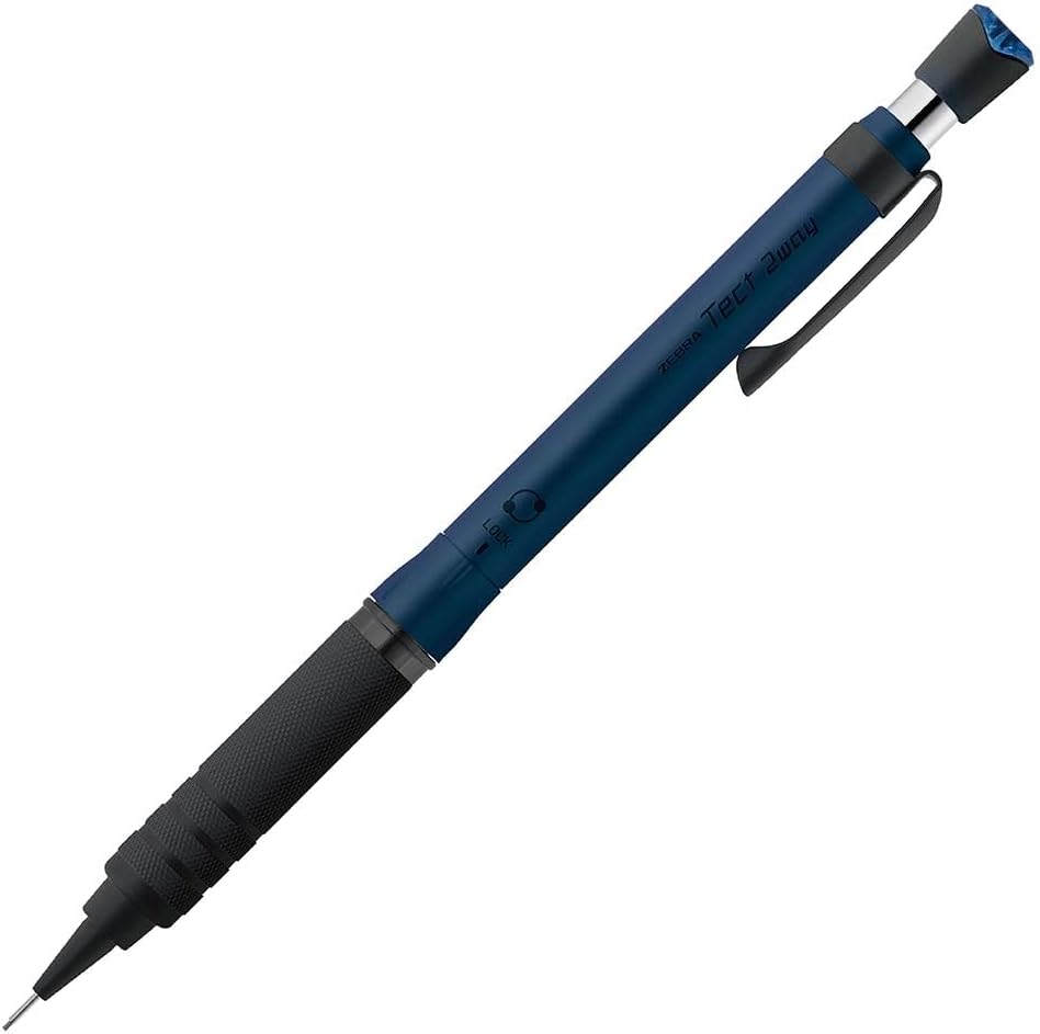 Zebra Tect 2way RO 0.5 mm Mechanical Pencil, Knurled Grip Model with ...