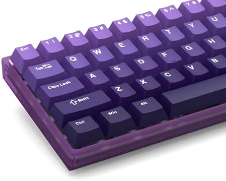 Amazon.com: Ussixchare Backlit Keycaps 60 Percent 87/104 PBT Key Caps ...
