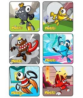 Lego Mixels Stickers ~ 90 Stickers in Six Designs ~ : Amazon.in: Toys ...