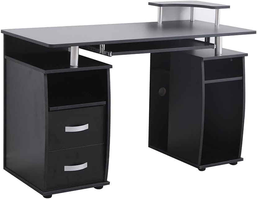 Home Source Apollo Computer Desk PC Laptop Table Home Office Study ...