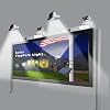 Amazon.com : Solar Billboard Light ，Metal Aluminum Lamp Heads,12W ...