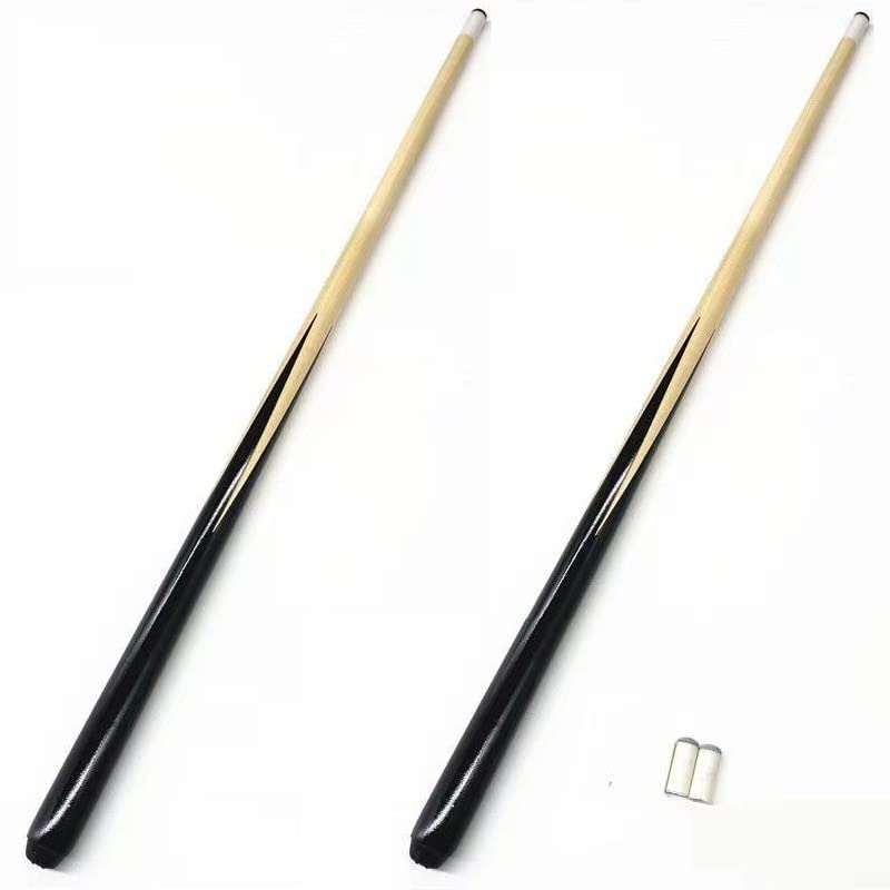 2pcs 68 cm Wood Single One-Piece Billiard Pool Cues for Household Pool ...