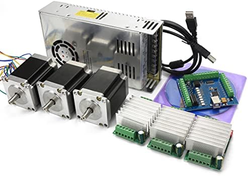 CNCTOPBAOS 4 Axis USB Mach3 Motion Control Card,Red 4-Axis Linkage MACH3 CNC Controller Board ...