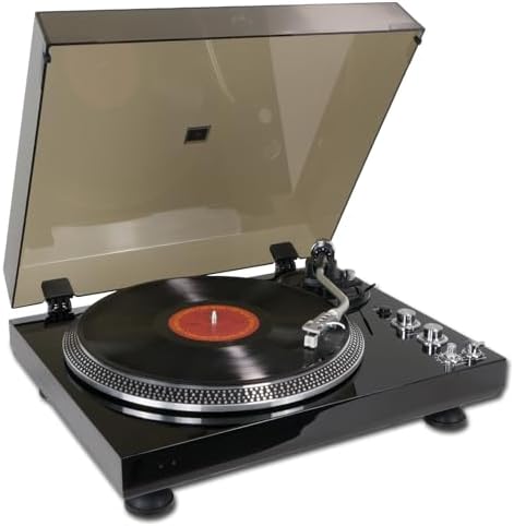 Amazon.com: Record Player Vintage Turntable for Vinyl Records,Belt ...