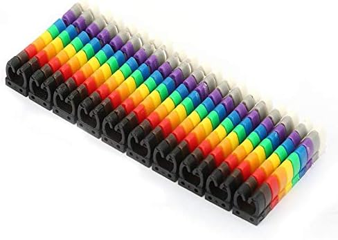 Wire Numbering Marker Colorful Wire Markers Number 0-9 Cable Markers ...