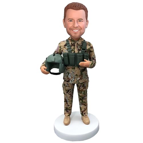 Amazon.com: Custom Bobblehead, Personalized Handmade Army Figures ...