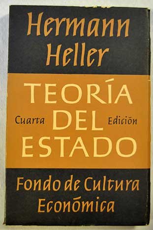 Teoría del Estado : Heller, Hermann: Amazon.es: Libros