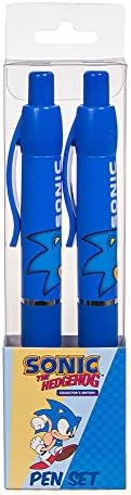 SONIC THE HEDGEHOG Ballpoint Pens for Kids Set of 3 Character Topper ...