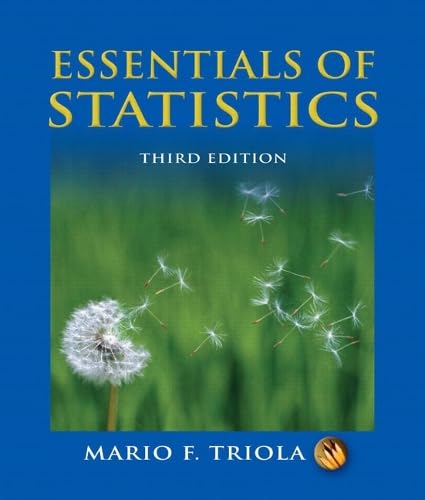 Amazon.com: Essentials of Statistics: 9780321434258: Triola, Mario F ...