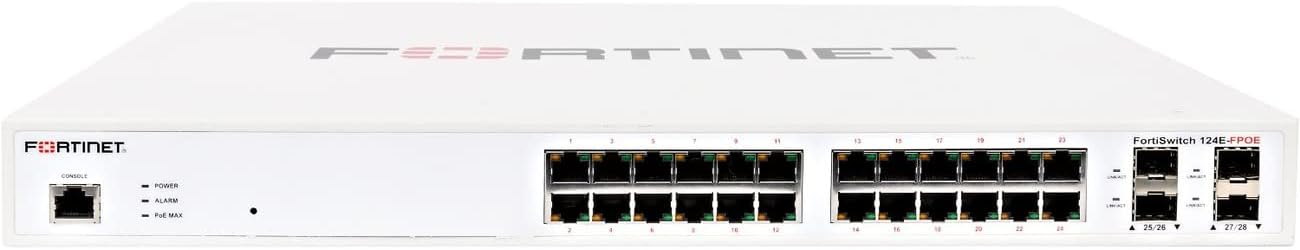 Amazon.com: Fortinet FortiSwitch 124E-F-POE Ethernet Switch : Electronics