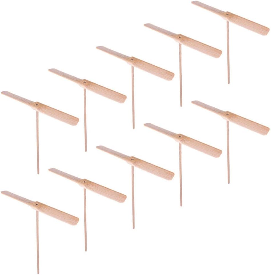 Amazon.com: Toddmomy 10 pcs Bamboo Dragonfly aero Garden aero Props Toy ...
