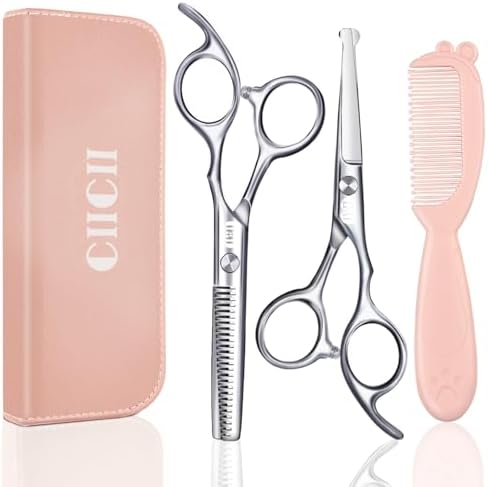 Amazon.com : Kids Hair Cutting Scissors Set Professional 6.5 inch ...
