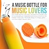 Amazon.com: 17 oz 500ml Harmonica Whistle Stainless Steel Water Bottle ...