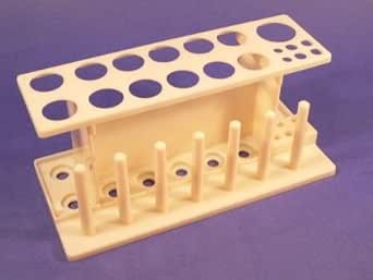 SEOH Test Tube Thermometer Rack for Assorted Sizes: Home And Garden ...