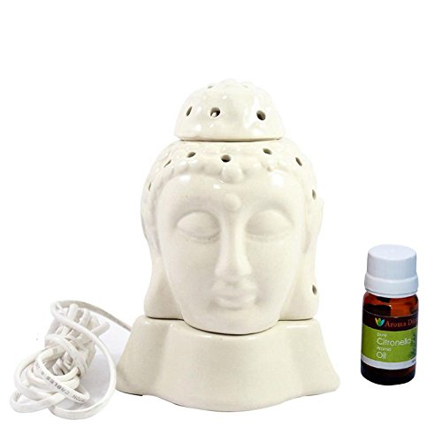 Aroma Décor Electric Buddha Diffuser Set | Fragrance: Citronella ...
