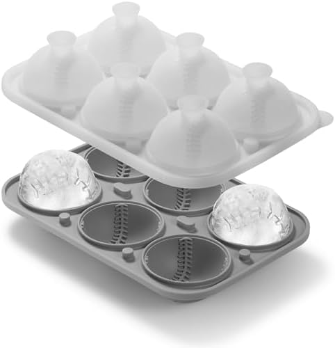 Amazon.com: Nax Caki 3D Baseball Ice Cube Molds, Novelty Baseball Gifts ...