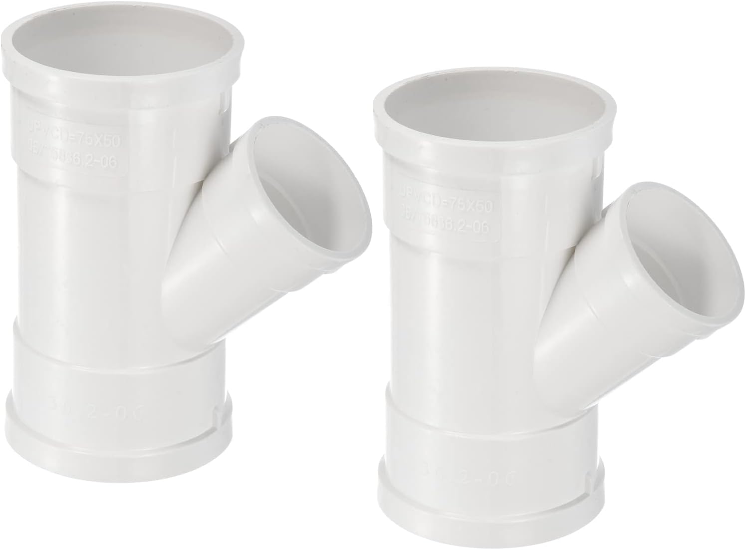 Amazon.com: PATIKIL 3" to 2" Wye Pipe Fittings, Y-Shape Splitter Duct ...