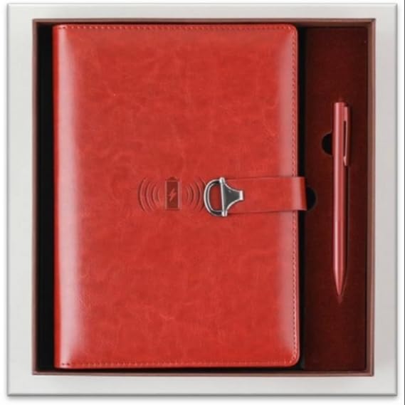 Digital Diary with Wireless Charging, 5V DC, Metal Pen, 16GB Pen Drive ...