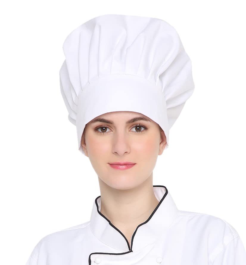 Associated Uniforms - Classic Chef Cap/Cook Cap (Free size/Velcro ...