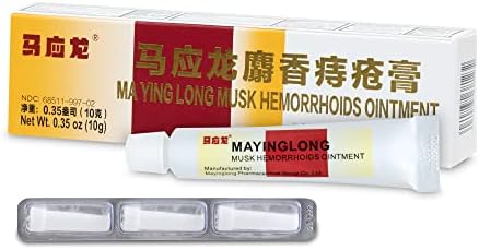 Amazon.com: Mayinglong Musk Hemorrhoids Ointment Ointment - (US English ...