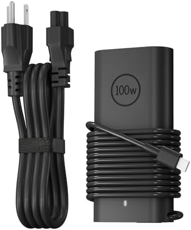 Amazon.com: Dell 100W Laptop Charger USB C Type C AC Adapter,Precision ...