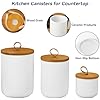 Amazon.com: Jueison Ceramic Storage Jars, Modern Elegant Highly ...