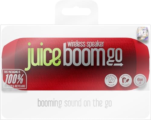 Juice BoomGO Bluetooth Speaker. Wireless Speakers with Bluetooth, 360 ...