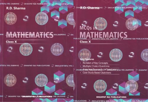 Buy Mathematics class 10th and MCQs - by R.D. Sharma (2024-25 ...