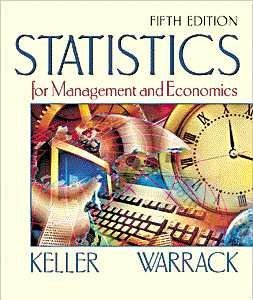 Buy Statistics for Management and Economics Book Online at Low Prices ...