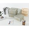 Amazon.com: Soul & Lane Gray Kraft Paper Boxes for Storage, Set of 3 ...